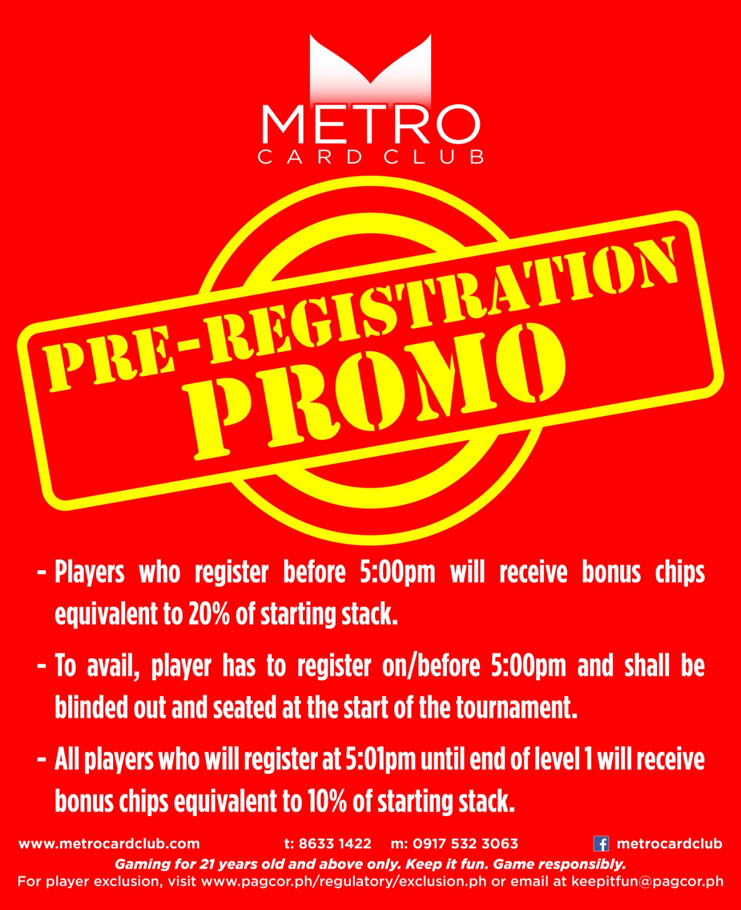 Promotions - Metro Card Club