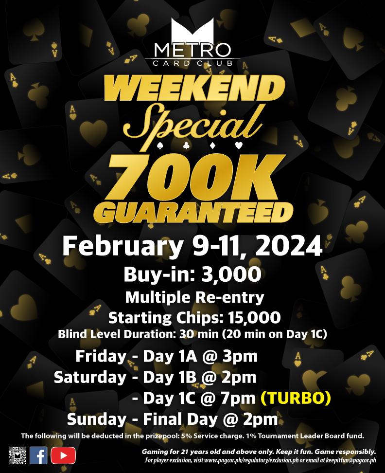 Metro Card Club - The Biggest and Best Card Room in the Country