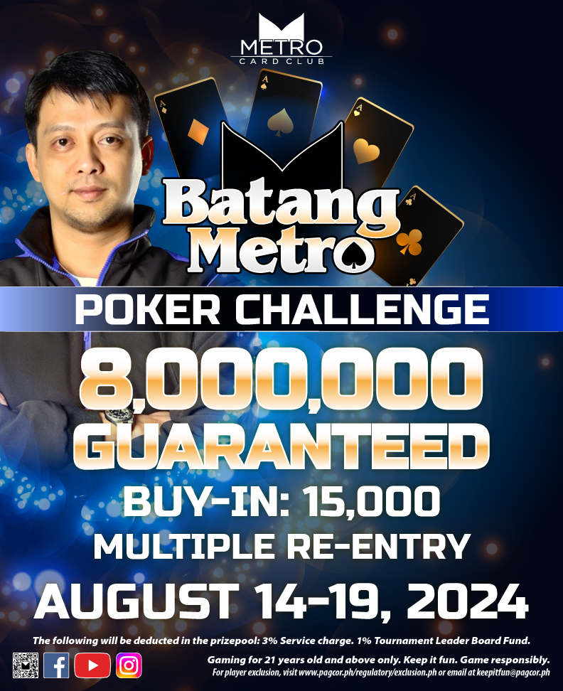 Metro Card Club - The Biggest and Best Card Room in the Country