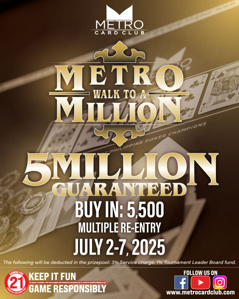 Metro Card Club - The Biggest and Best Card Room in the Country
