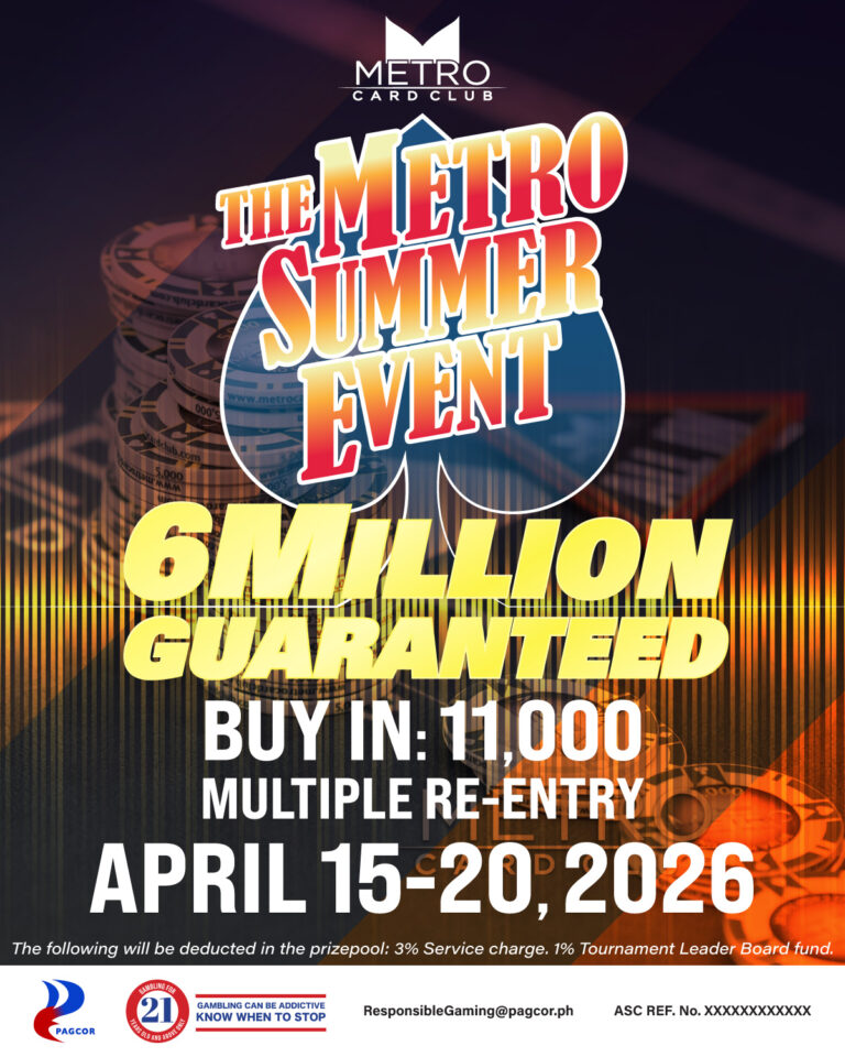 Metro Card Club - The Biggest and Best Card Room in the Country